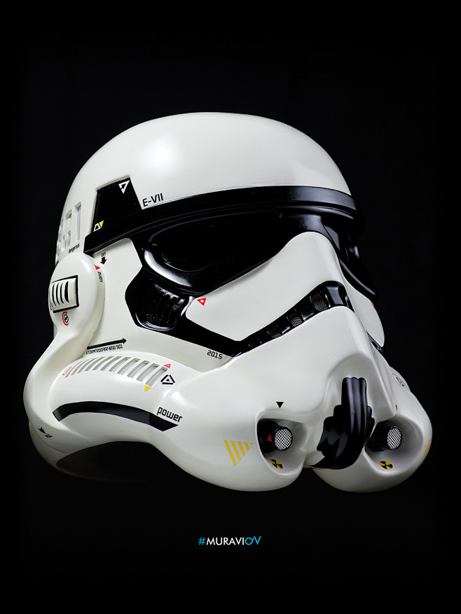 Unique stormtrooper StarWars helmet! on Behance