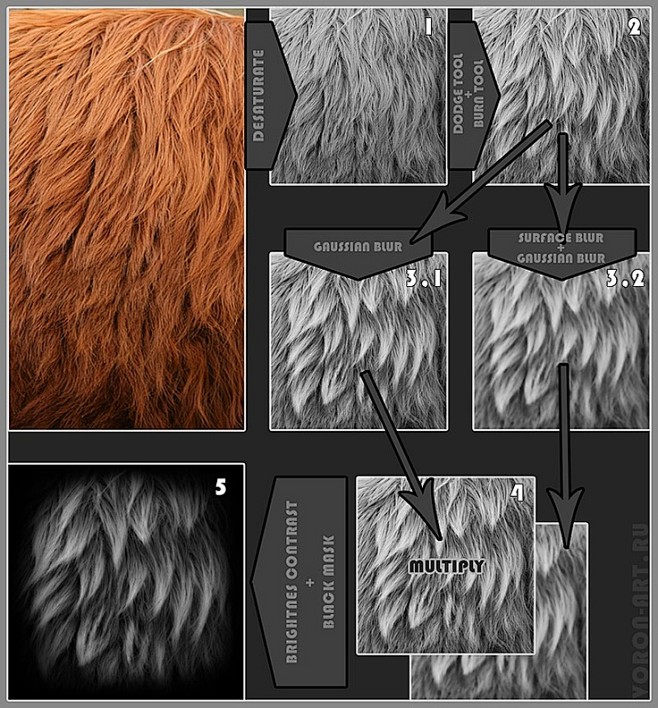 fur alpha for zbrush
