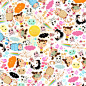 Repeat Pattern Characters by Stephanie Hinton, via Behance