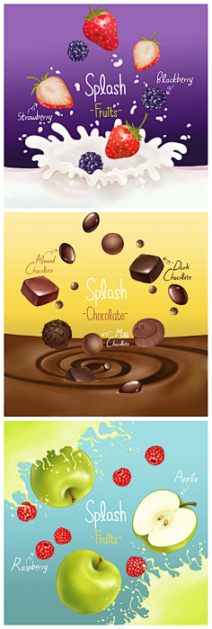 shui'guo'cha'hua-花瓣网|陪你做生活的设计师 | 多维水果插画