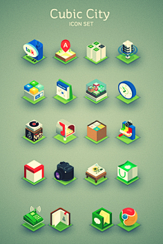 C4D图标-花瓣网|陪你做生活的设计师 | 立体图标手机主题设计