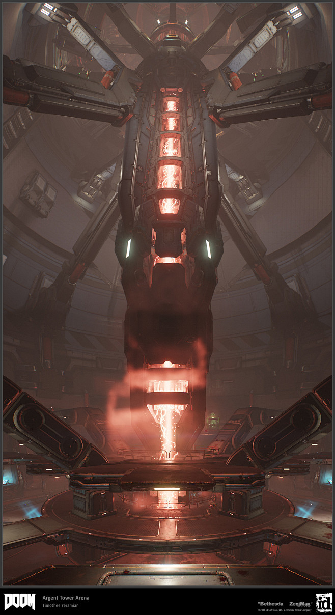 DOOM: Argent Tower, Timothee Yeramian : I was responsible for the world ...