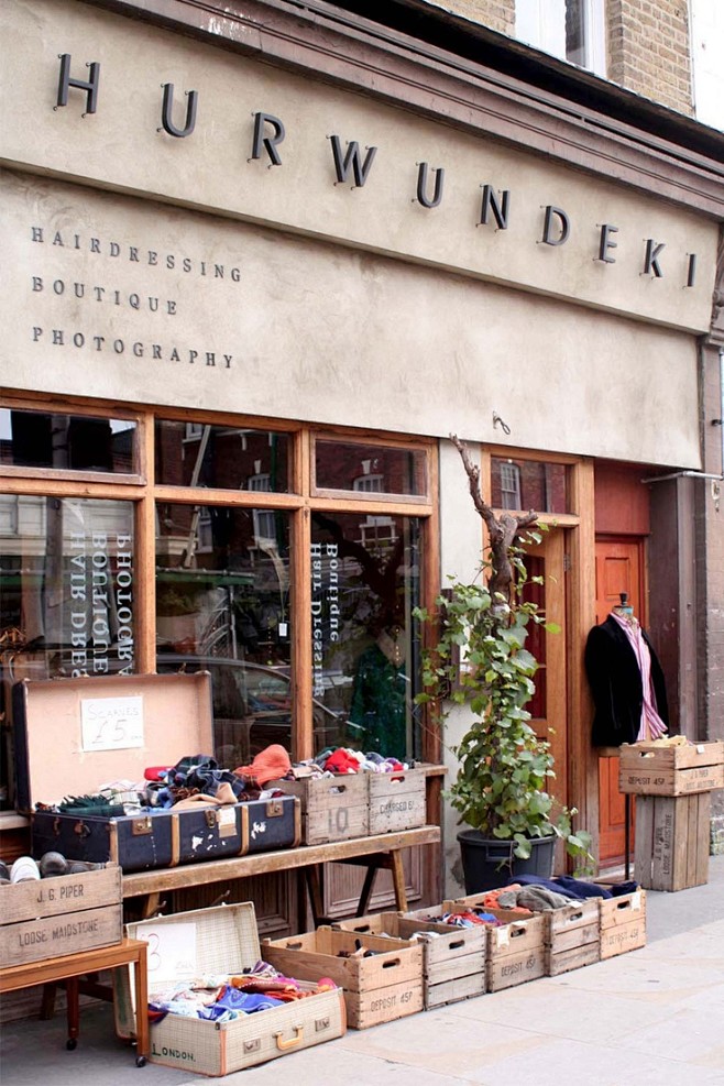 Rustic-Retail storefront - Hurwundeki - London